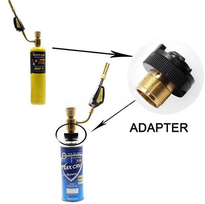 Adapter CGA600(1 "-20UNF) om 220G Butance Cartridg... – Grandado