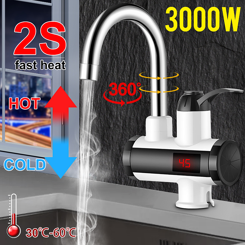 3000W Elektrische Keuken Boiler Tap Instant Water ... – Vicedeal