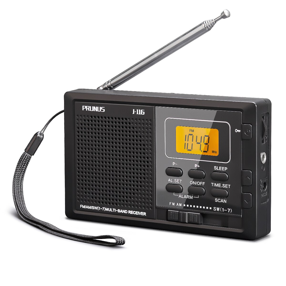 Prunus J116 Draagbare Radio Fm Am Sw 9 Band Mini R... – Vicedeal