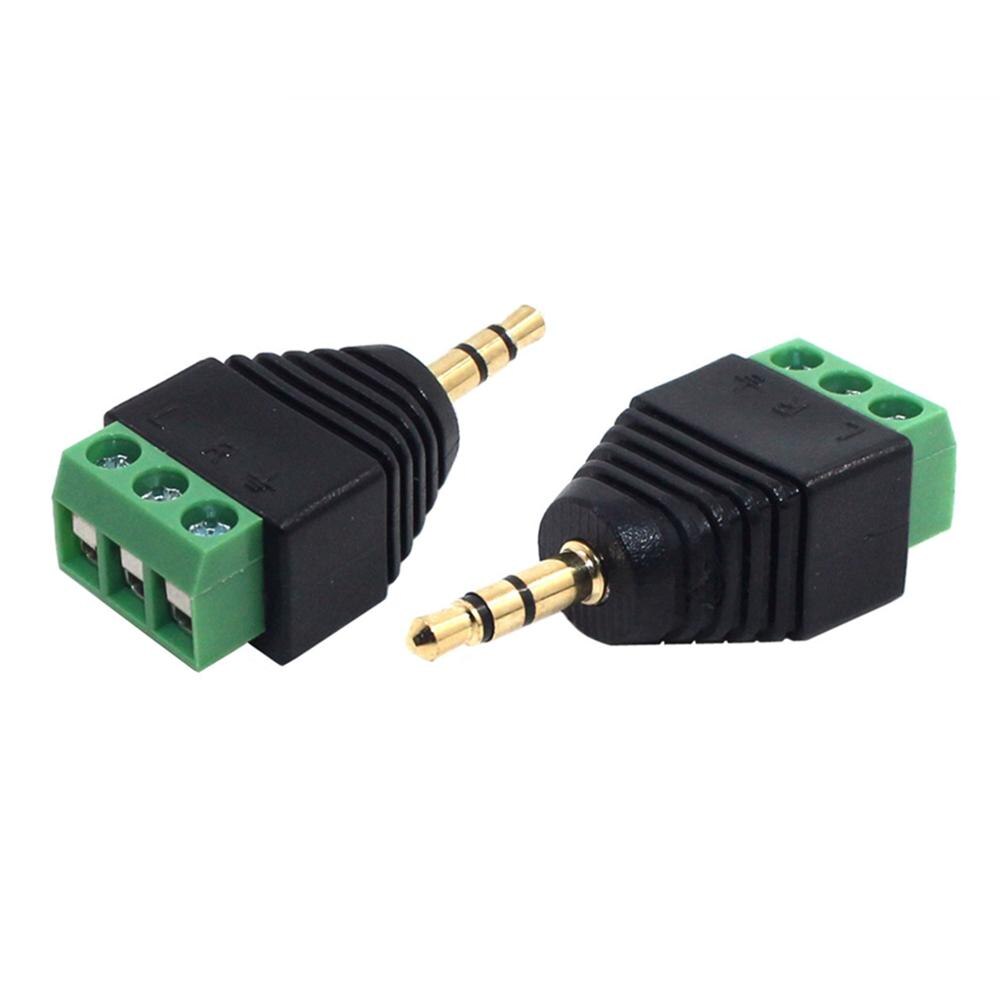 3 teile/los 3,5mm 1/8 Zoll Stereo Stecker auf AV S... – Vicedeal