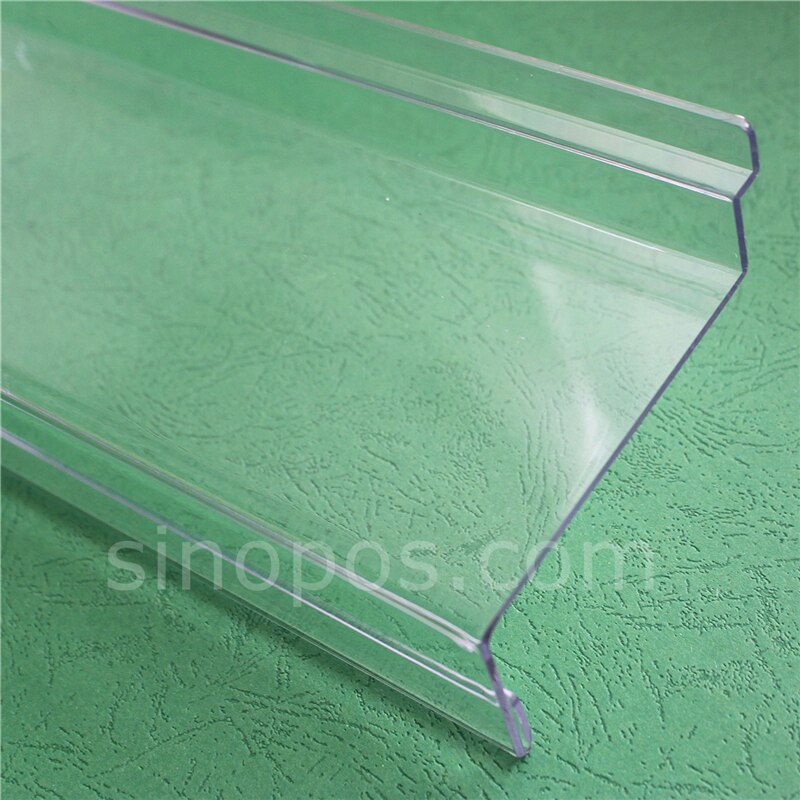 Clear Slatwall Shelf With Front Sign Holder, mould... – Vicedeal