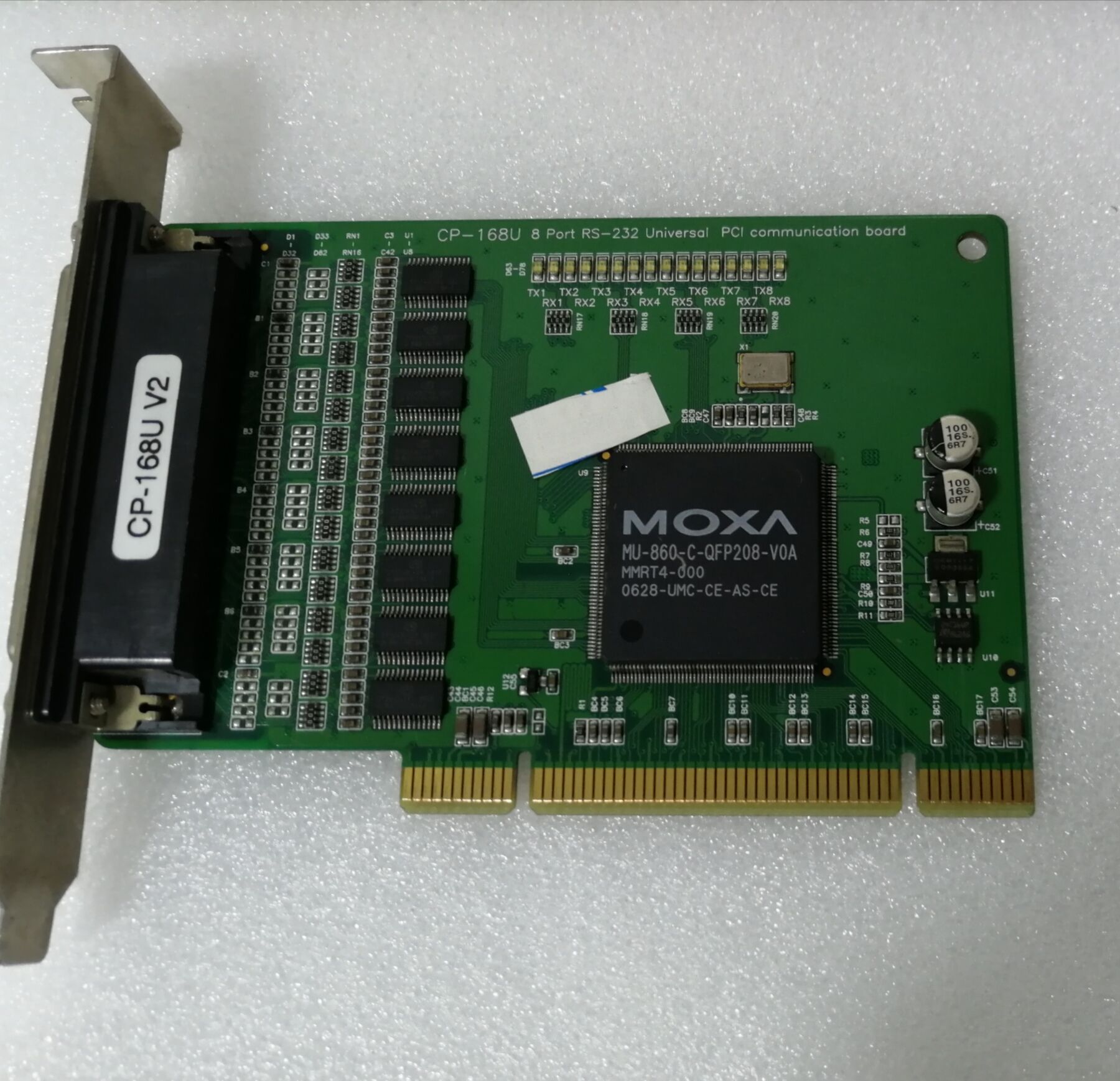 Moxa CP-168U V2 8-Port RS-232 Universal PCI Commun... – Grandado