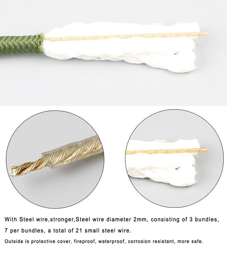 Outdoor Camping Rock Climbing Rope 8mm Fire Escape... – Grandado