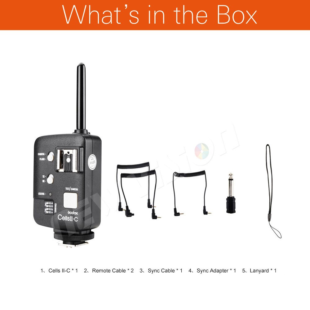 Godox cells ii einzigen empfänger wireless flash s... – Vicedeal