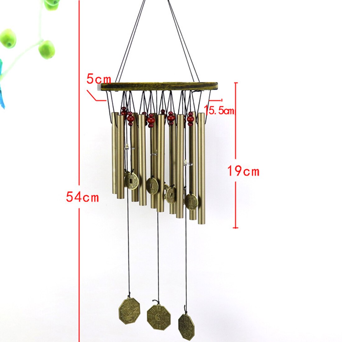 Large Size Bronze Solid Wood Multitube Wind Chime ... – Grandado