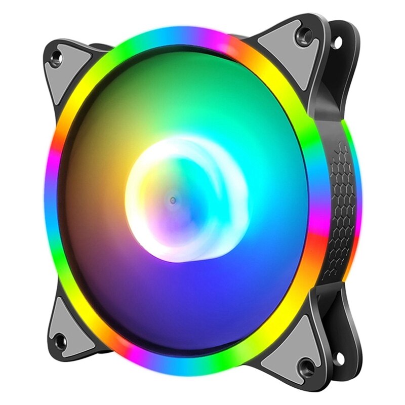 COOLMOon 12cm Computer Case Fan Highlight Dazzling... – Grandado