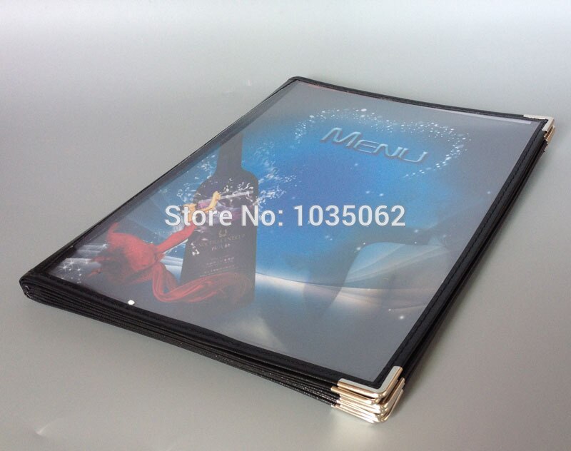 8 Sheets A4 Panel Transparent Menu Cover 16 views ... – Vicedeal