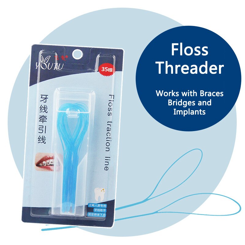 Orthodontic Dental Floss Threader Works with Brace... – Grandado