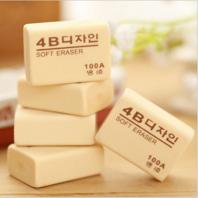 1pcs Korean 4B Eraser 4B 50A/100A/200A Large nurse... – Vicedeal