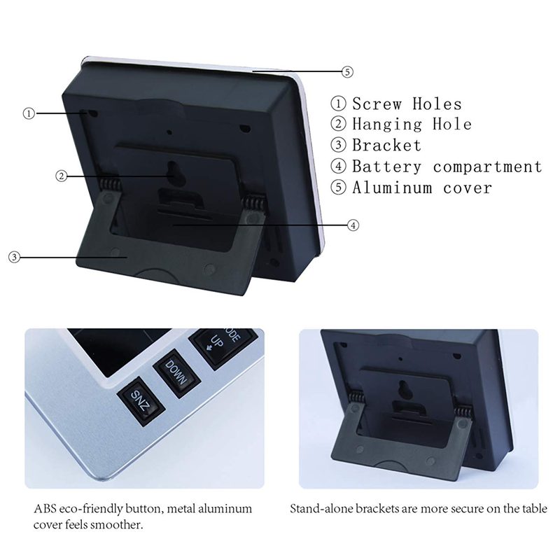 Digital Wireless Weather Station With Lcd Color Di... – Grandado