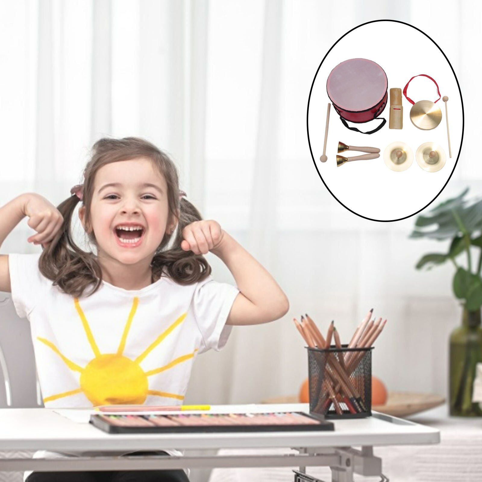 International Wooden Music Set Music Art Baby Teac... – Grandado