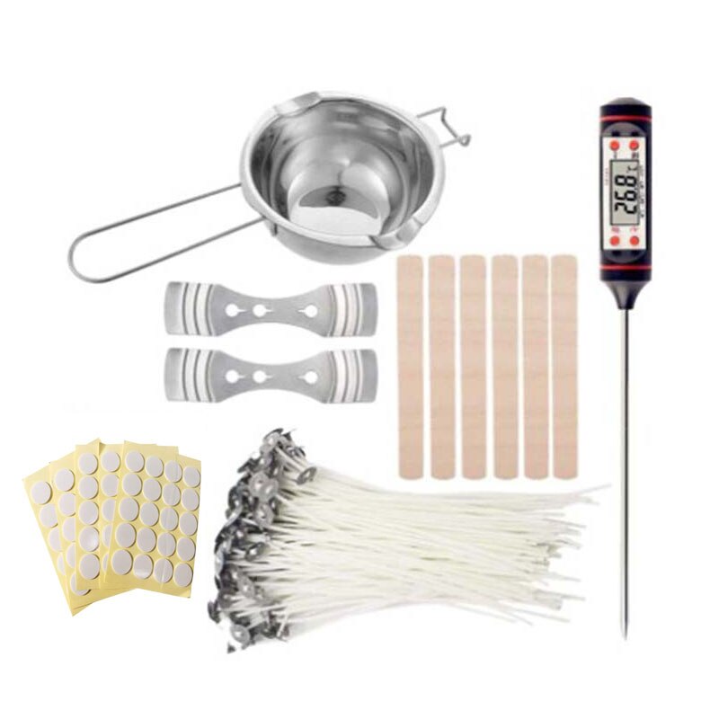 DIY Candle Making Kit with Melting Pot, Thermomete... – Grandado