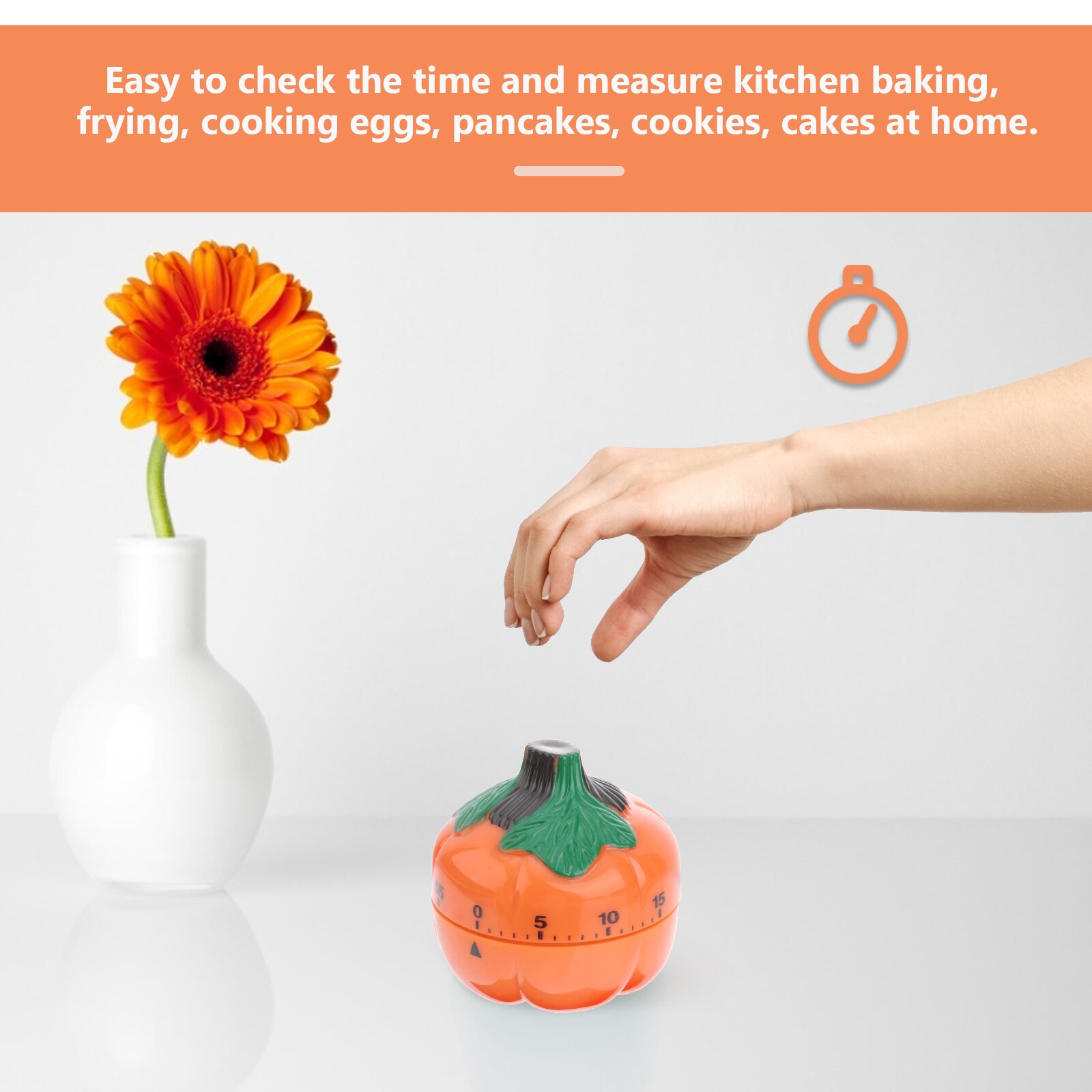 1pc Mechanical Timer Pumpkin Countdown Timer Cooki... – Vicedeal