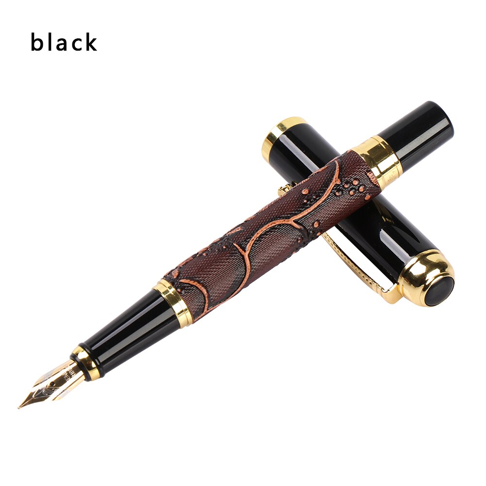 1 PC Smooth Metal Fountain Pens Embossed Pen Fauce... – Grandado