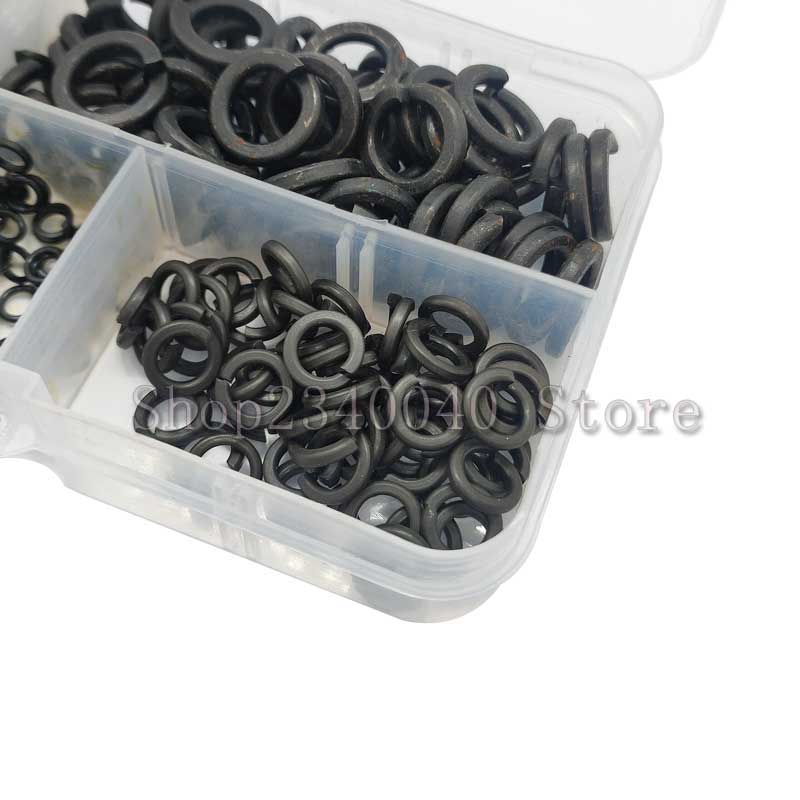 300Pcs Borgringen Set Zwarte Carbon Staal M3 M4 M5... – Grandado