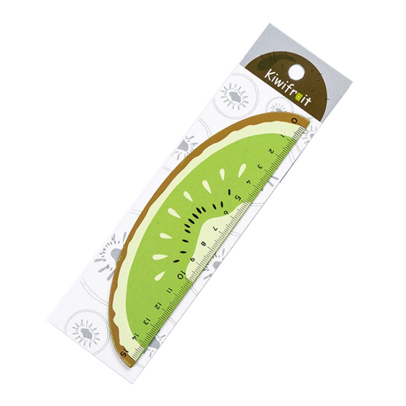 1PCS Fruit Shape Wooden Ruler Student 15Cm Learnin... – Grandado