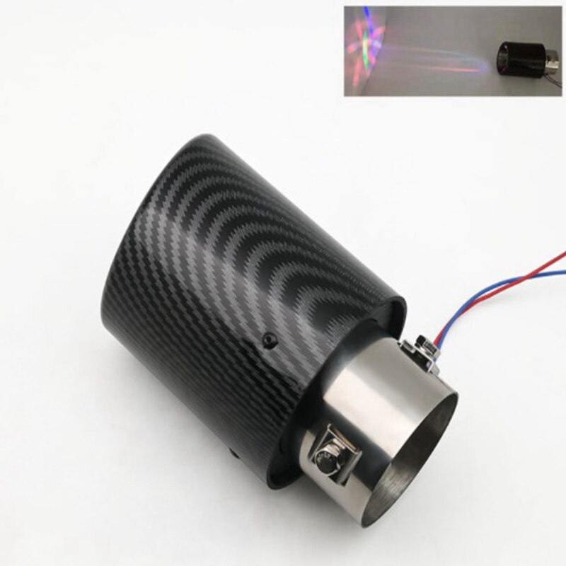 Car exhaust modified carbon fiber tail throat exha... – Vicedeal