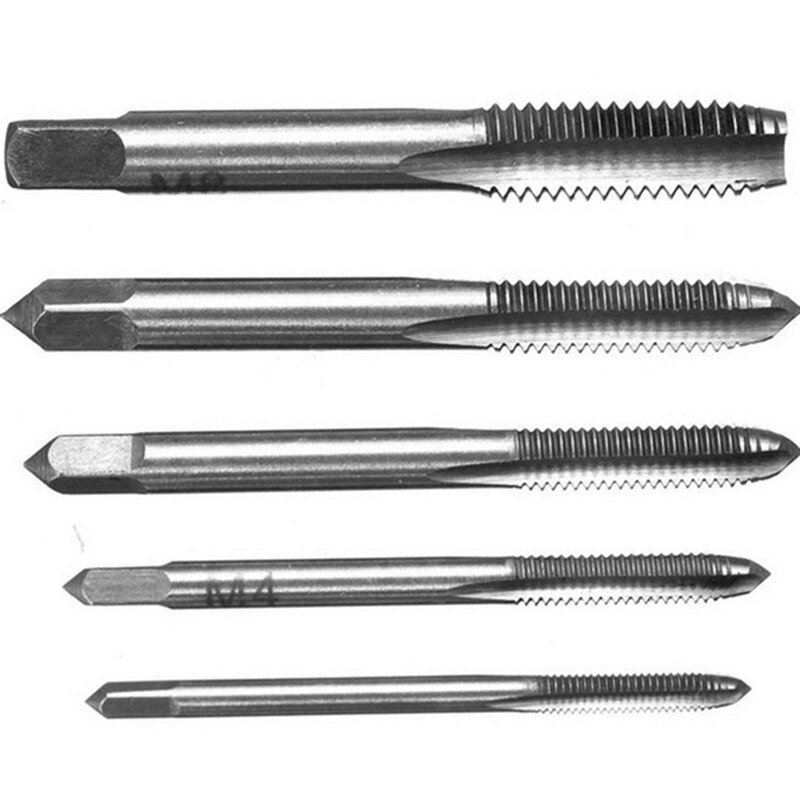 5PCS/Set HSS M3 M4 M5 M6 M8 Machine Spiral Point S... – Vicedeal