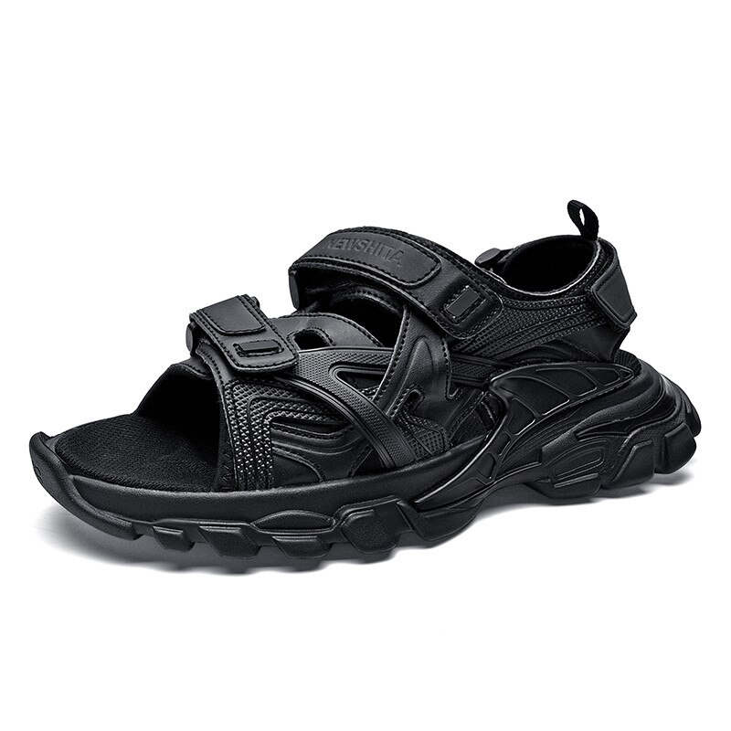Trend Beach Sandals For Men Black Leisure Men Sand... – Grandado