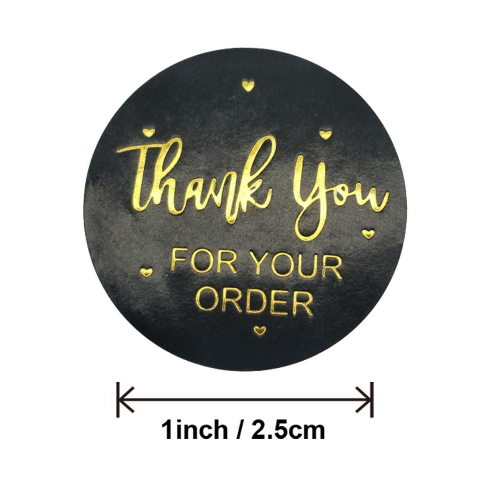 Goudfolie Dank U Stickers Voor Seal Labels 1 Inch ... – Grandado