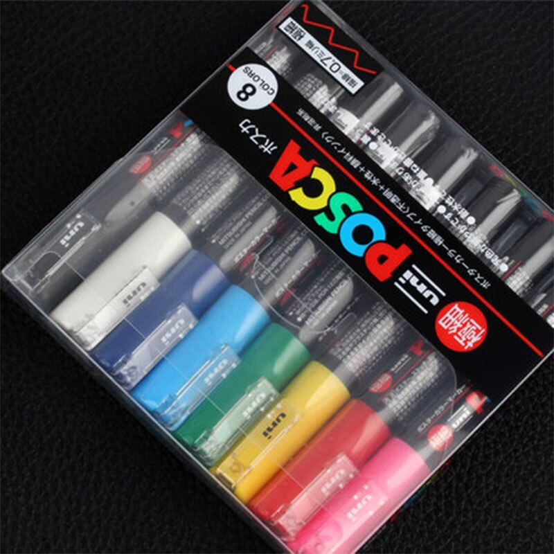 8 Colors Set Mitsubishi Uni Posca PC-1M Paint Mark... – Vicedeal