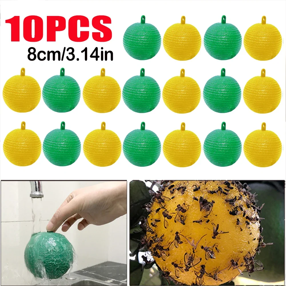 Hanging Fly Trap Pest Control Glue Ball Fruit Fly ... – Vicedeal