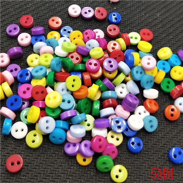100pcs Colorful 100pcs Mixed 2 Hole Resin Cute Sup... – Grandado