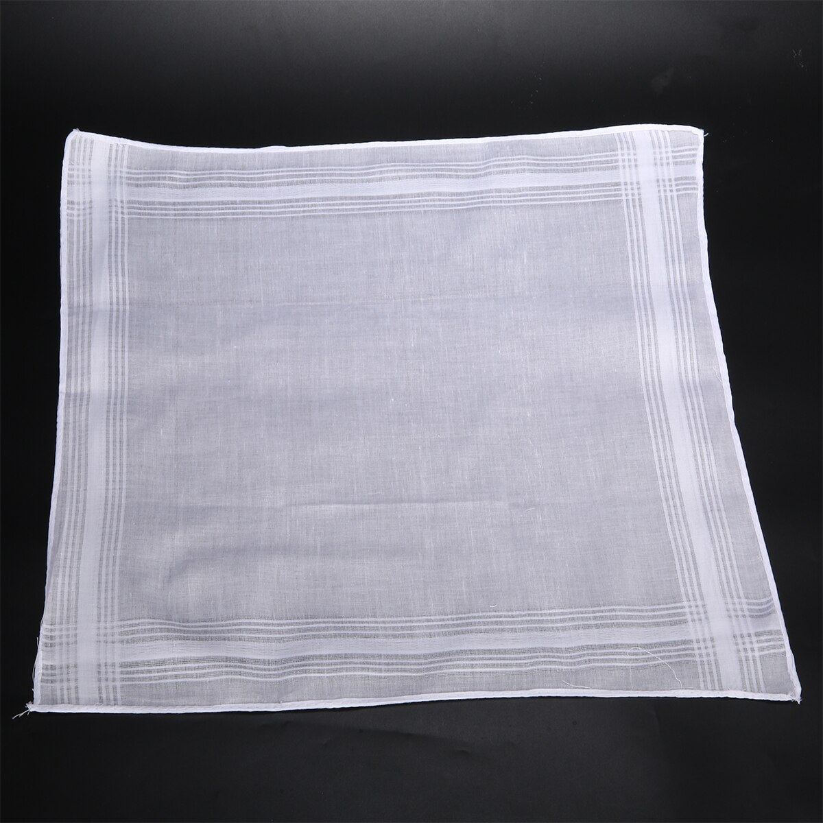 5pcs White Pocket Cotton Handkerchiefs Hankie Hank... – Vicedeal
