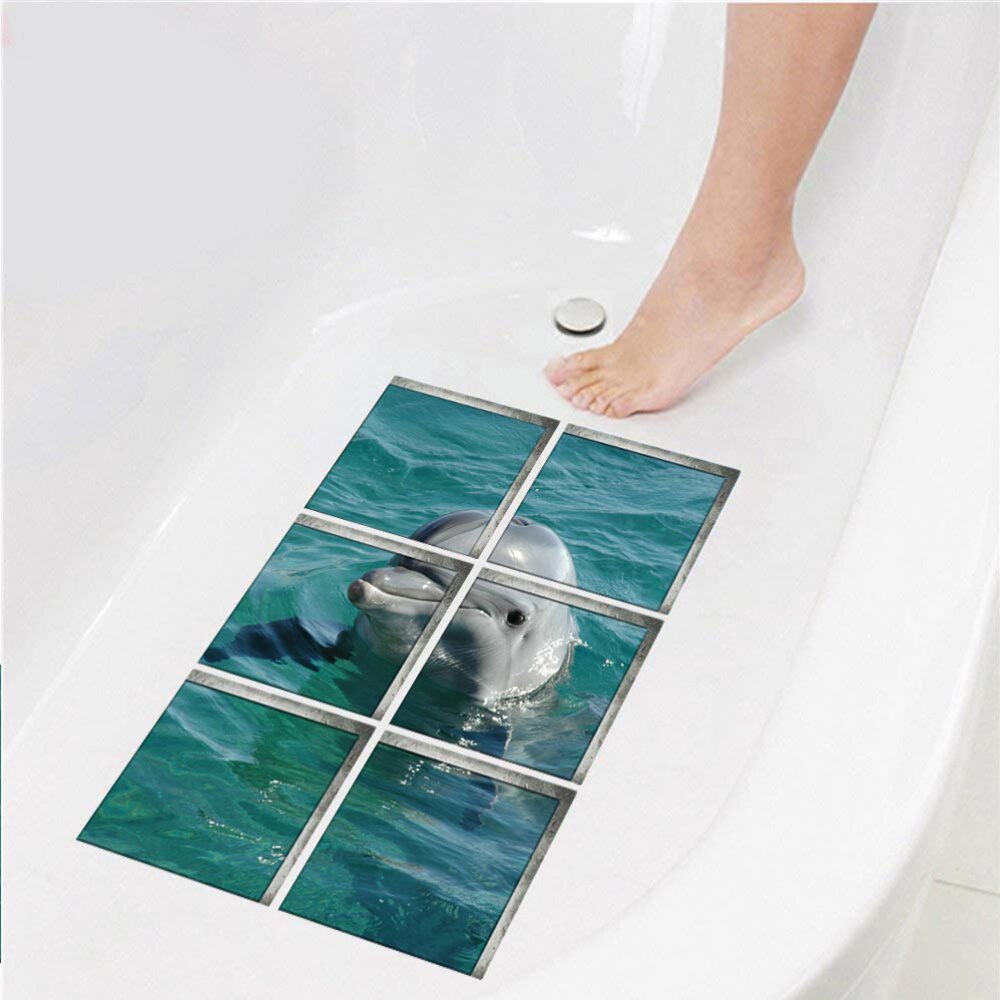 3D Bathroom Bathtub Self-adhesive Anti-slip Sticke... – Vicedeal