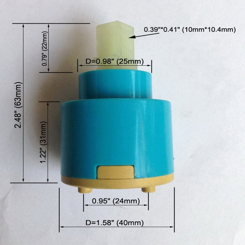 35mm / 40mm Tap Cartridge Ceramic Disc Mixer Valve... – Vicedeal