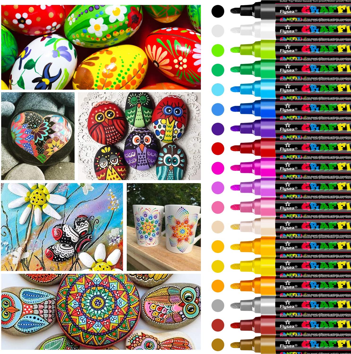 Metallic Marker 12/18/24 Colors to Choose 0.7mm Ex... – Grandado