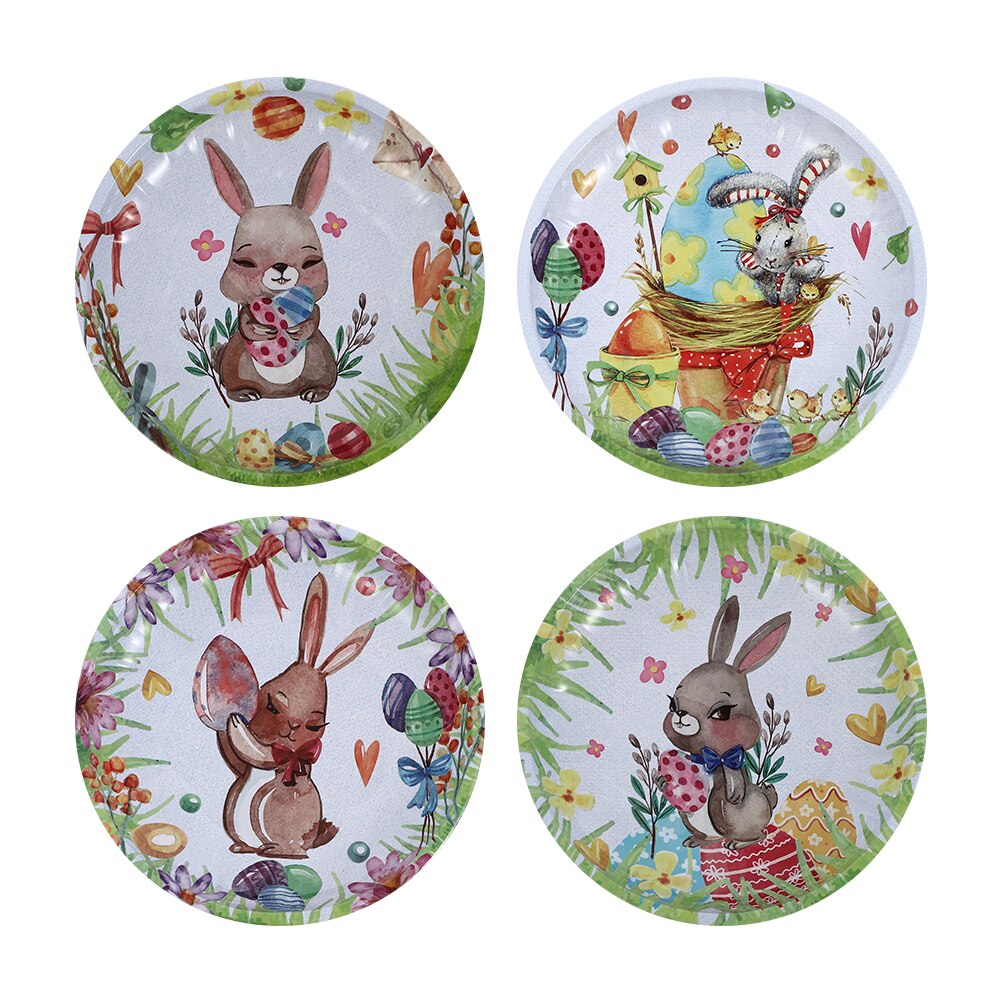 4pcs Cartoon Rabbit Fruit Plates Decorative Nut Tr... – Vicedeal