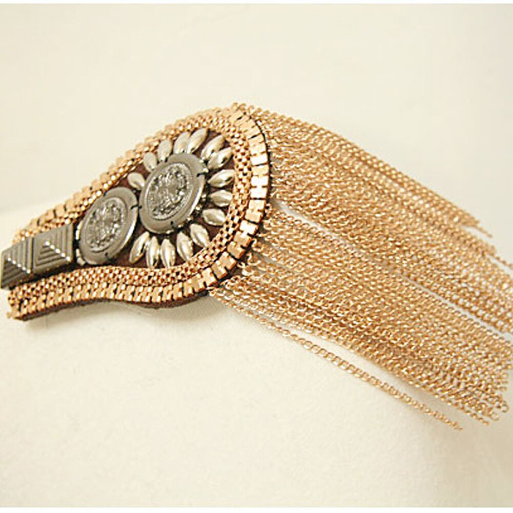 Rivet Coat Epaulettes Sewing Craft Chain Fringed S... – Grandado