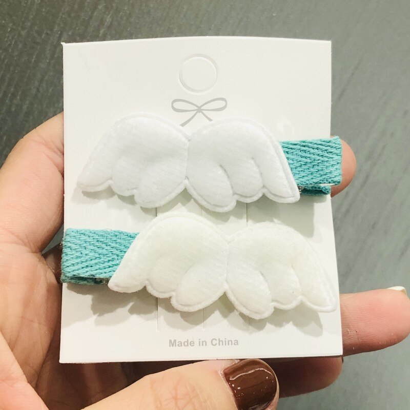 2Pcs/set Angel Wings Plush Hair Accessories Childr... – Grandado