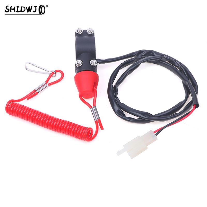 12V DC Motorcycle Kill Stop Switch & Safety Tether... – Grandado