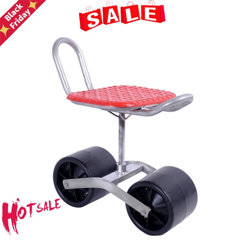 Garden Cart Rolling Work Seat Garden Cart Seat Sto... – Vicedeal