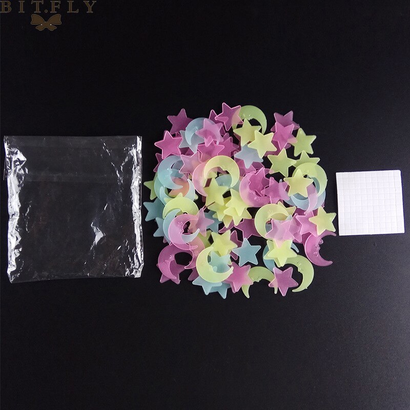 Pegatinas de pared de Estrellas luminosas de 3cm, ... – Grandado