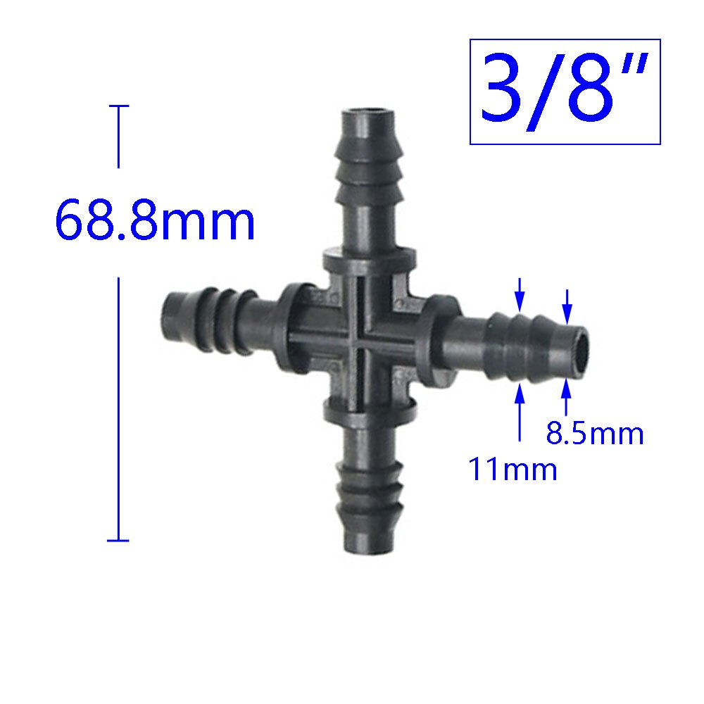 10pc 3/8 to 1/4 " trädgårdsslang tee hulling ... – Grandado