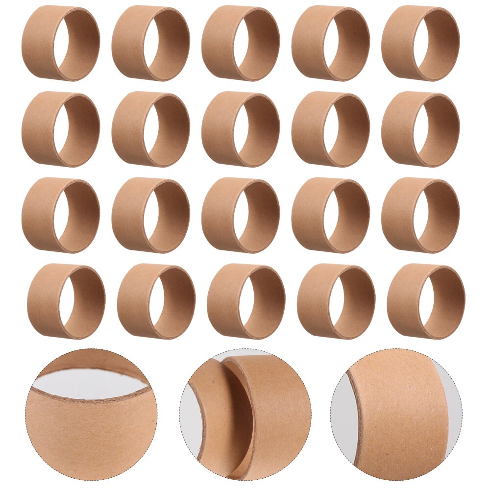 20Pcs Children DIY Craft Paper Rolls Round Brown P... – Vicedeal