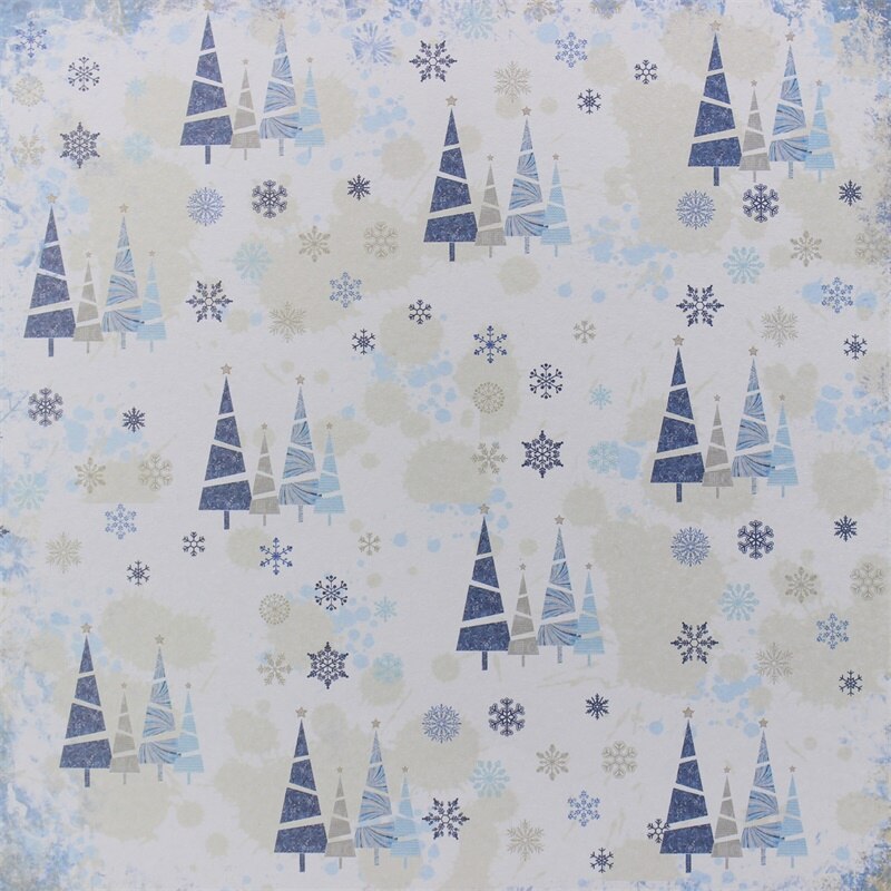 KSCRAFT 12pcs 6" Single-side Printed winter p... – Grandado