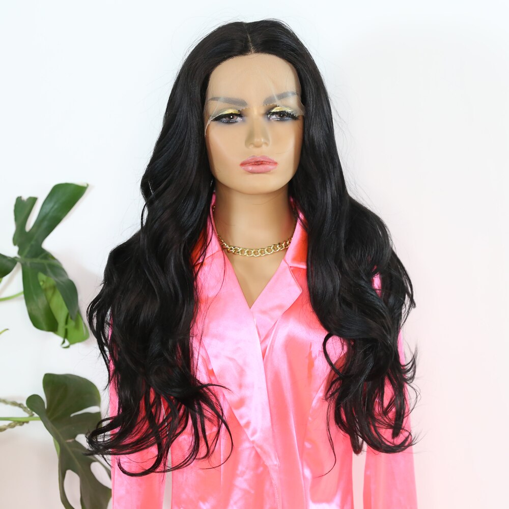 Sivir Black color Synthetic wigs with Natural Hair... – Vicedeal