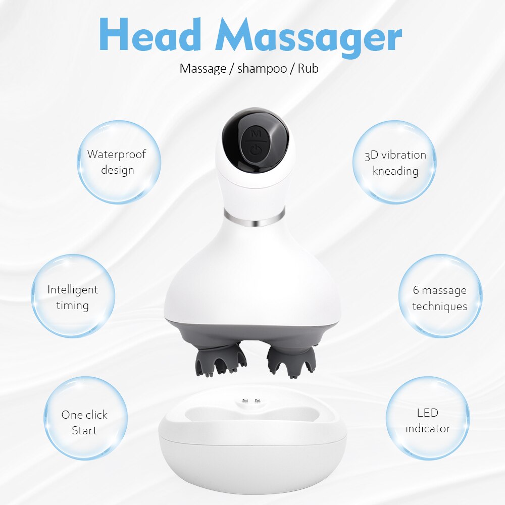 Smart Head Massager Elektrische Scalp Massager Usb... – Vicedeal