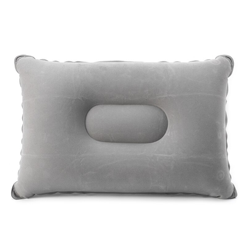 Folde flocking luft oppustelig pude camping rejse ... – Vicedeal