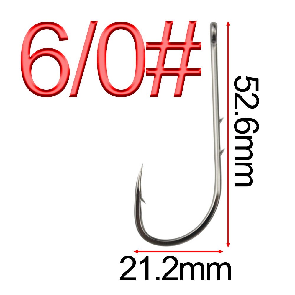 50Pcs double back thorn, bent fishhook, long handl... – Grandado