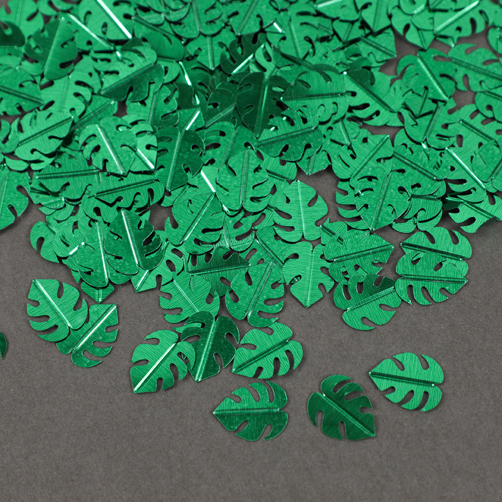 15G Sequin Tropical Palm Leaf Cactus Confetti Tabl... – Grandado