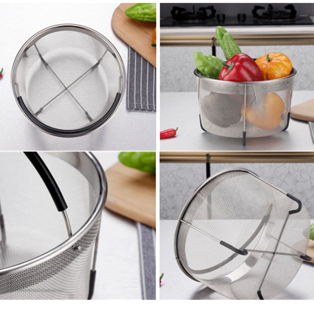 Koken Accessoires Rvs Mesh 6 Quart Zeef Stoomboot ... – Grandado