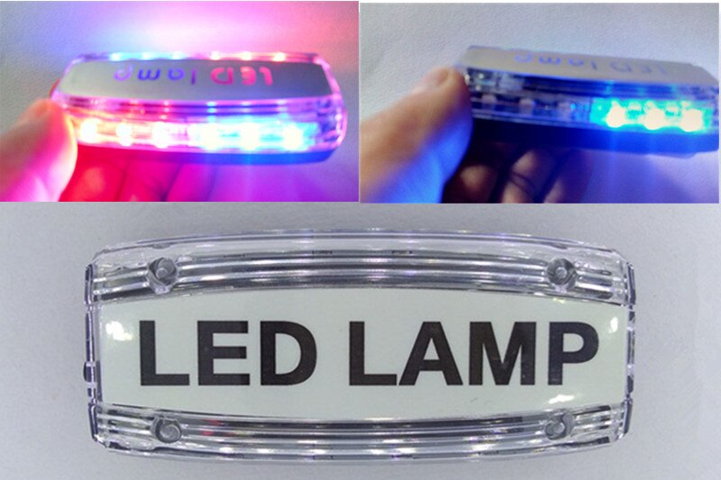 Shoulder warning light Duty reminder light Red blu... – Grandado