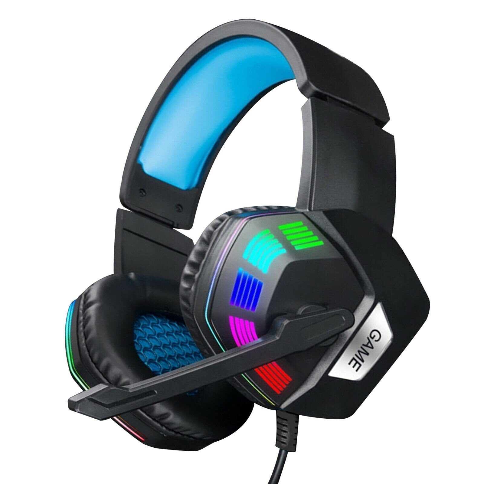 Gaming Headset With Mic Gamer Headphones Microphon... – Vicedeal