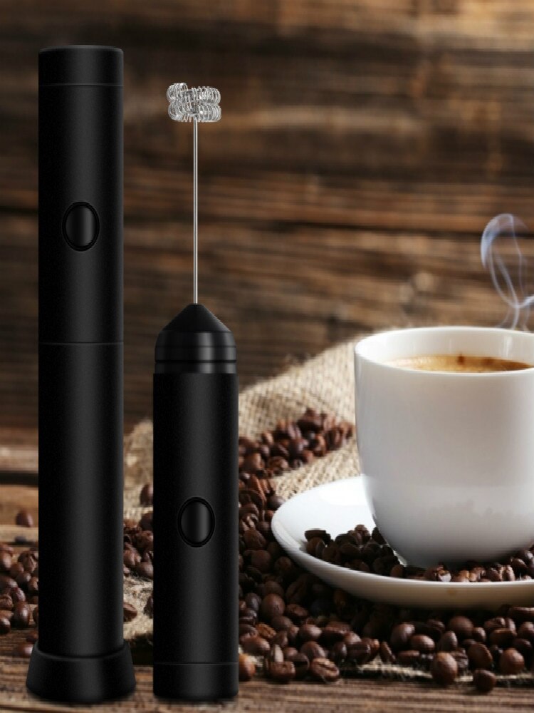 Electric Milk Frother Egg Mini Handheld Coffee Cap... – Grandado