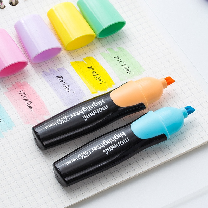 4/6pcs Mini pretty waist color highlighter pen set... – Vicedeal